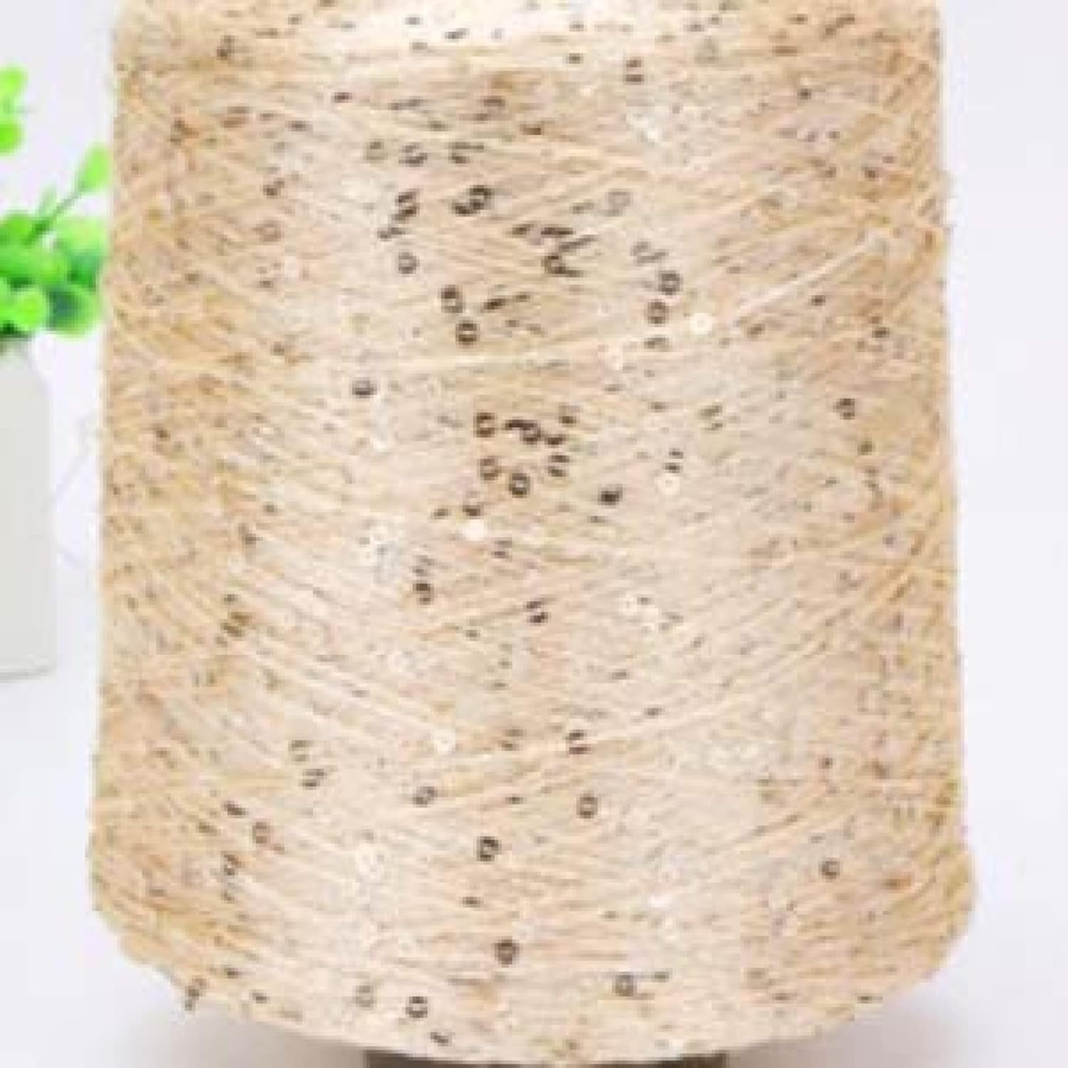 CHENHAINAN 500g/Lot 4 Strands Fashion Yarn Multi-Color Paillette Yarn ...