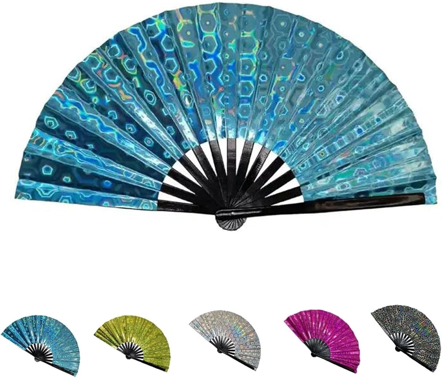 CHENHAINAN Boots On The Ground Hand Fan, Clack Fans for Line Dancing ...