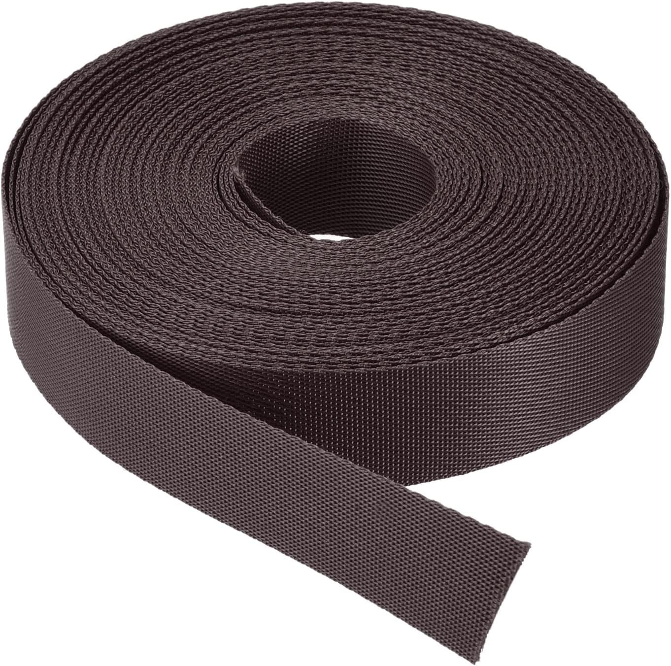 CHENHAINAN Flat Nylon Webbing Strap 1 Inch 15 Yards White for Backpack ...