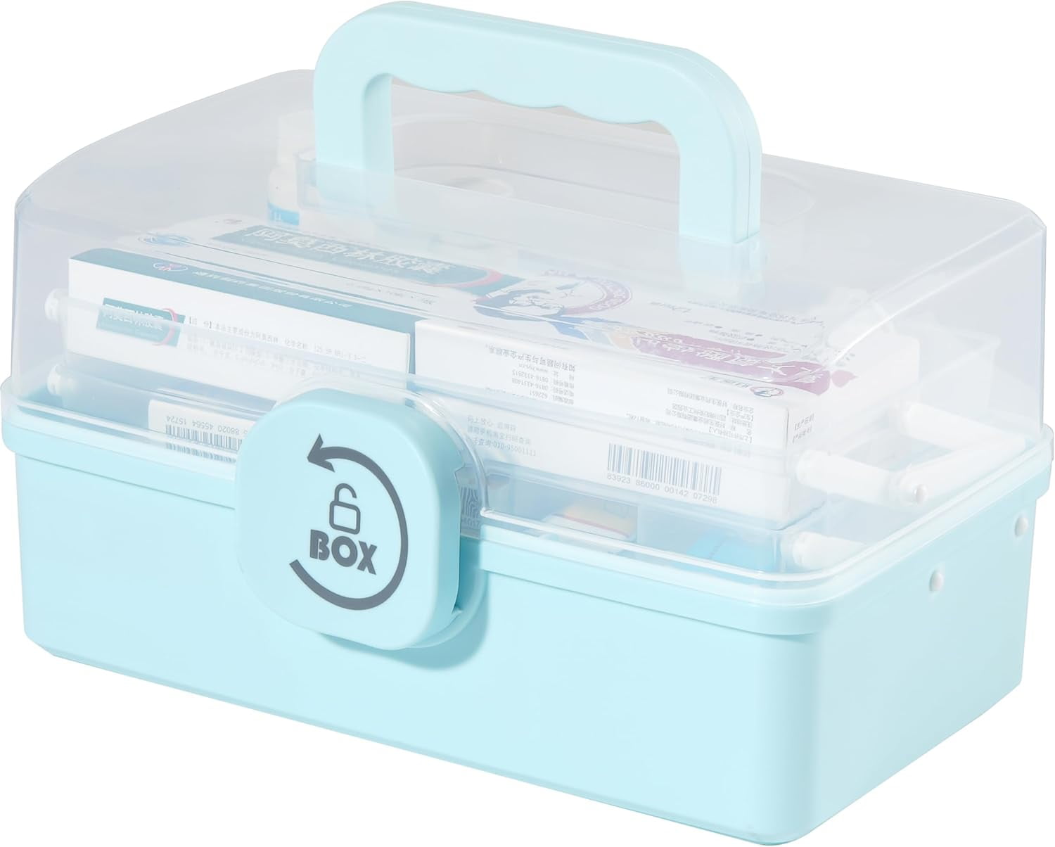 CHENHAINAN Medication Storage with Portable Handle,First Aid Safe ...