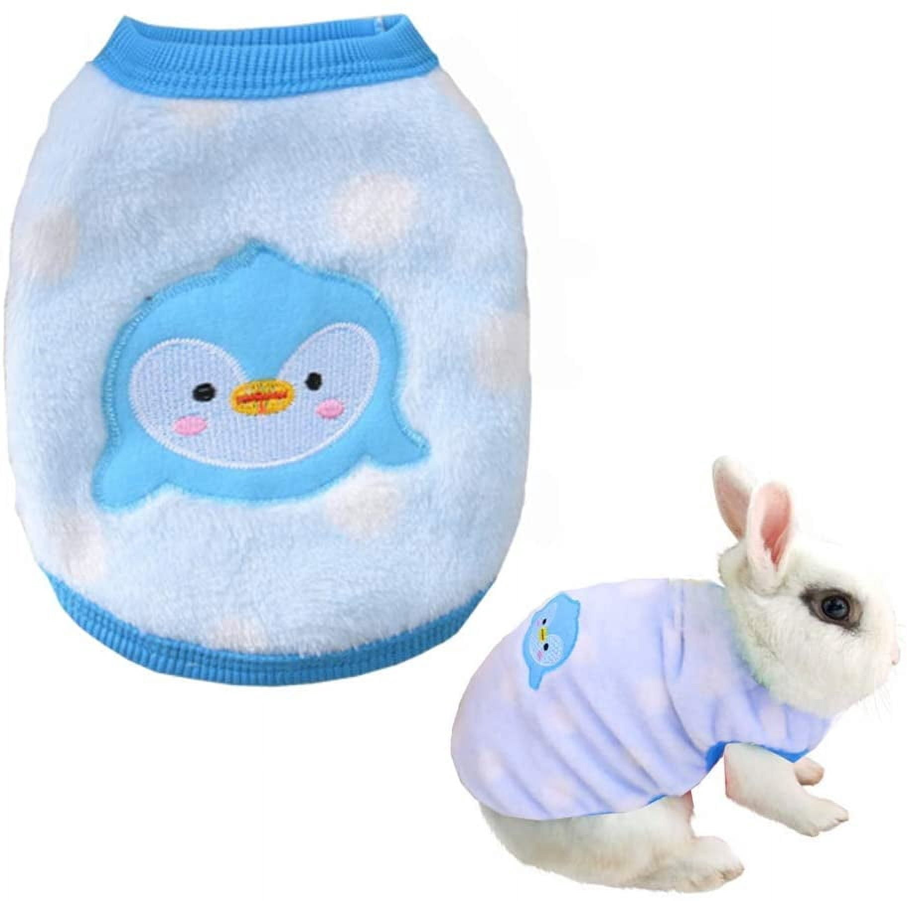 CHENHAINAN Pet Costume Cute Rabbit Clothes Soft Bunny Vest Cozy T-Shirt ...
