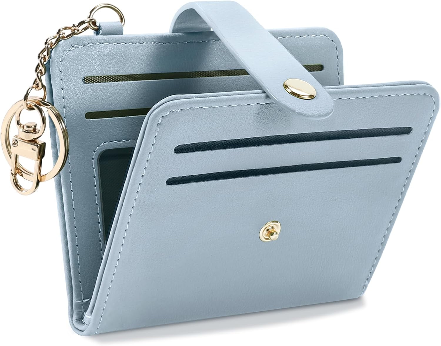 CHENHAINAN Small Wallets Woman RFID Blocking Leather Credit Card Holder ...