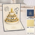 CHENJIANDONG 3D Three-Dimensional Birthday Greeting Card, Color ...