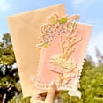 CHENJIANDONG Greeting Cards Happy When Seeing Flowers Creative Dried ...