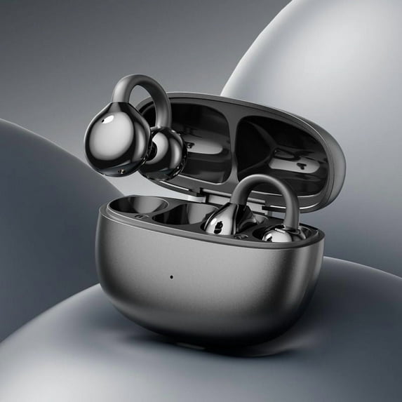 CHENRUIDA Truly Upgrade Clip on Earbuds Open Ear Wireless Bluetooth 6.0 ...