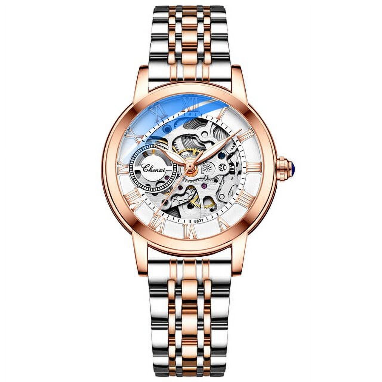CHENXI Women Automatic Mechanical Watch Top Brand Luxury Stainless ...