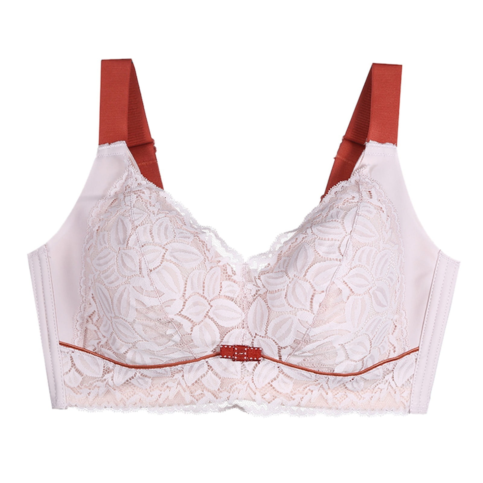 CHENZHENYA Bras For Women Lingerie Minimizer Latex Thin Plus Size Lace ...