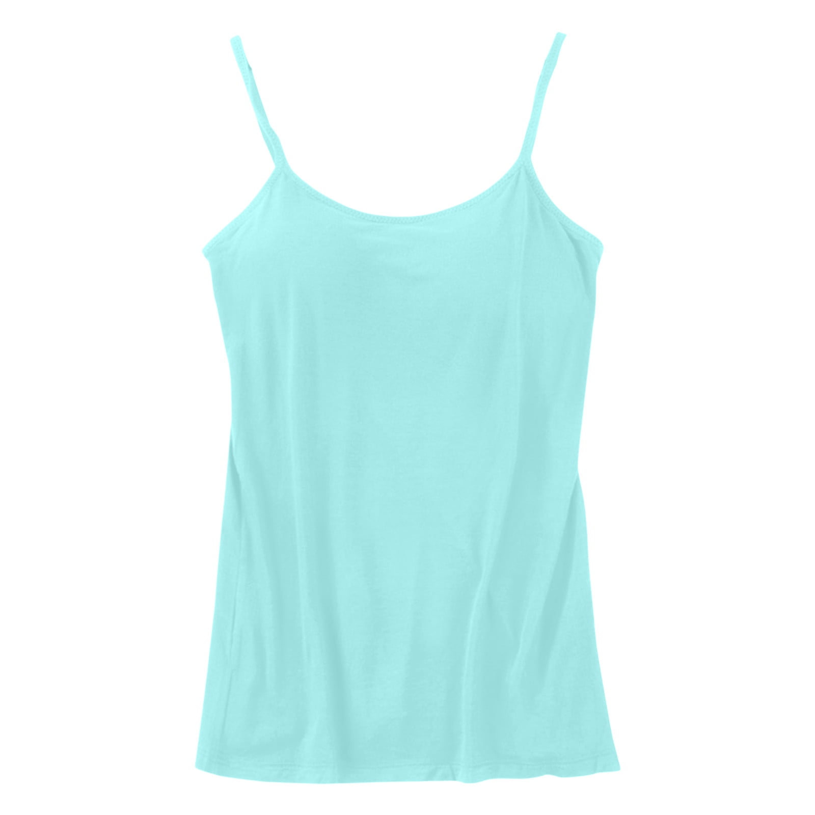 CHENZHENYA Women Vest Integrated Bra Adjustable Straps No Wire Camisole ...