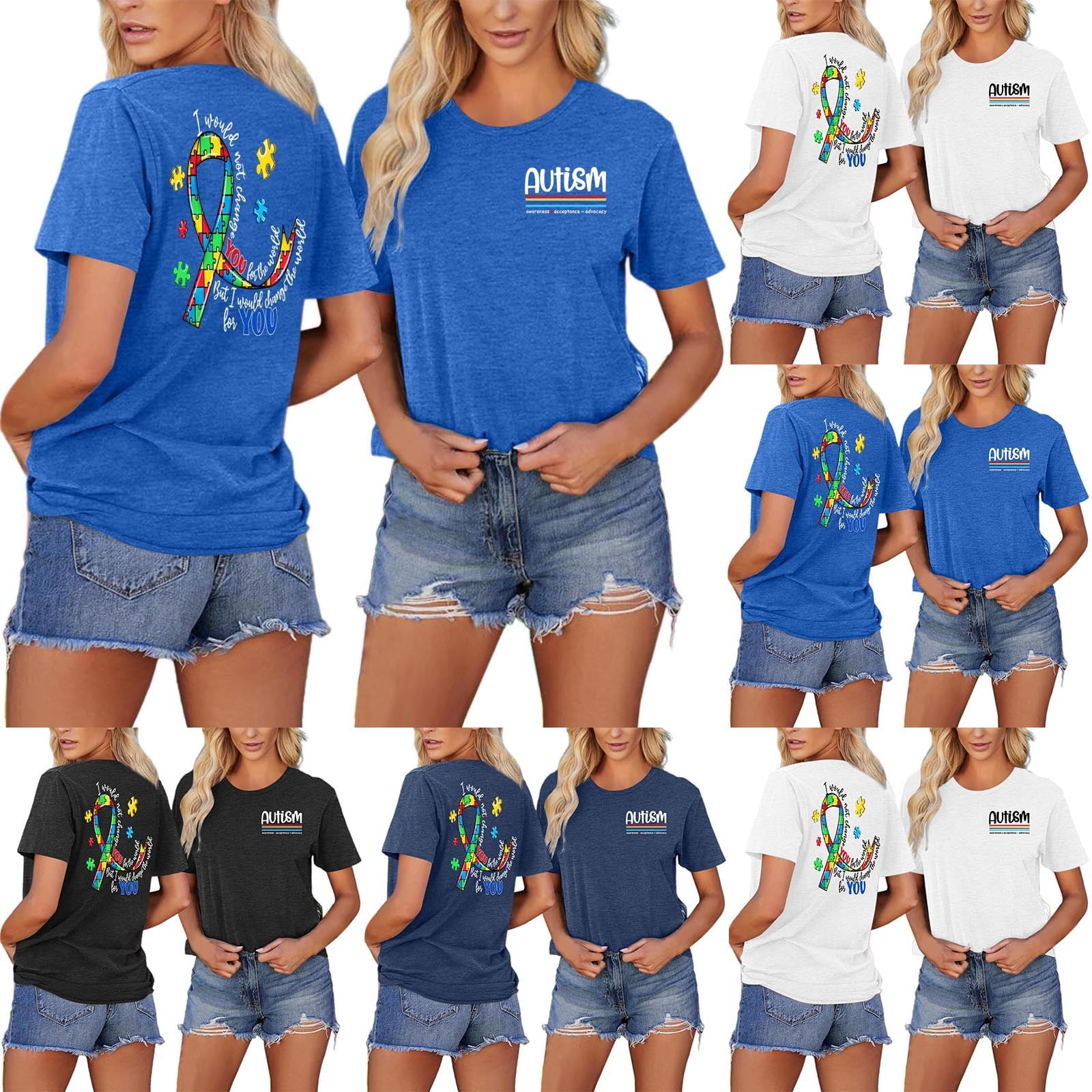 CHENge ASD ADHD Shirts for Women - Fun Reading Lovers Tshirts School ...