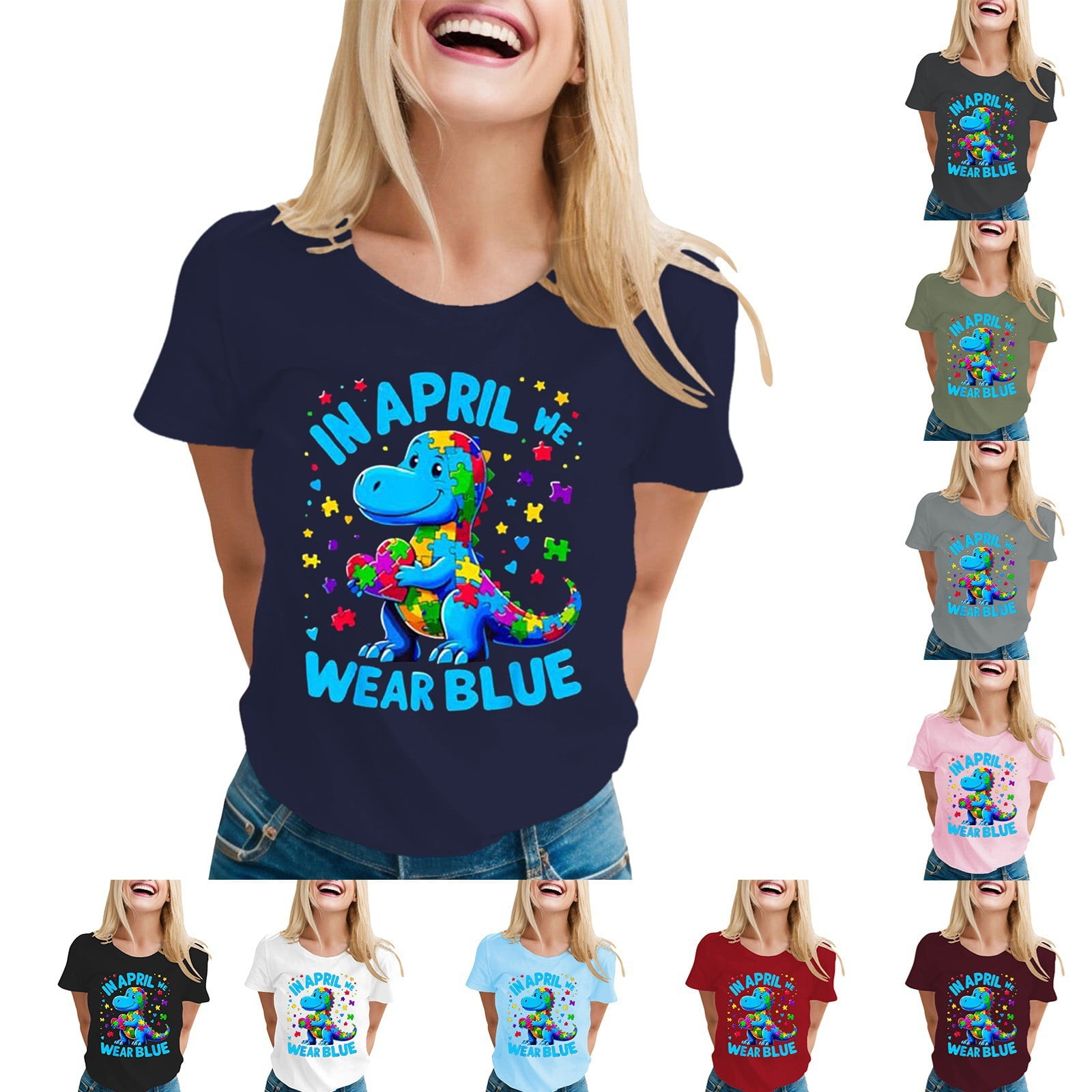 CHENge Autism Acceptance Shirt for Women I Believe in a Spectrum of ...