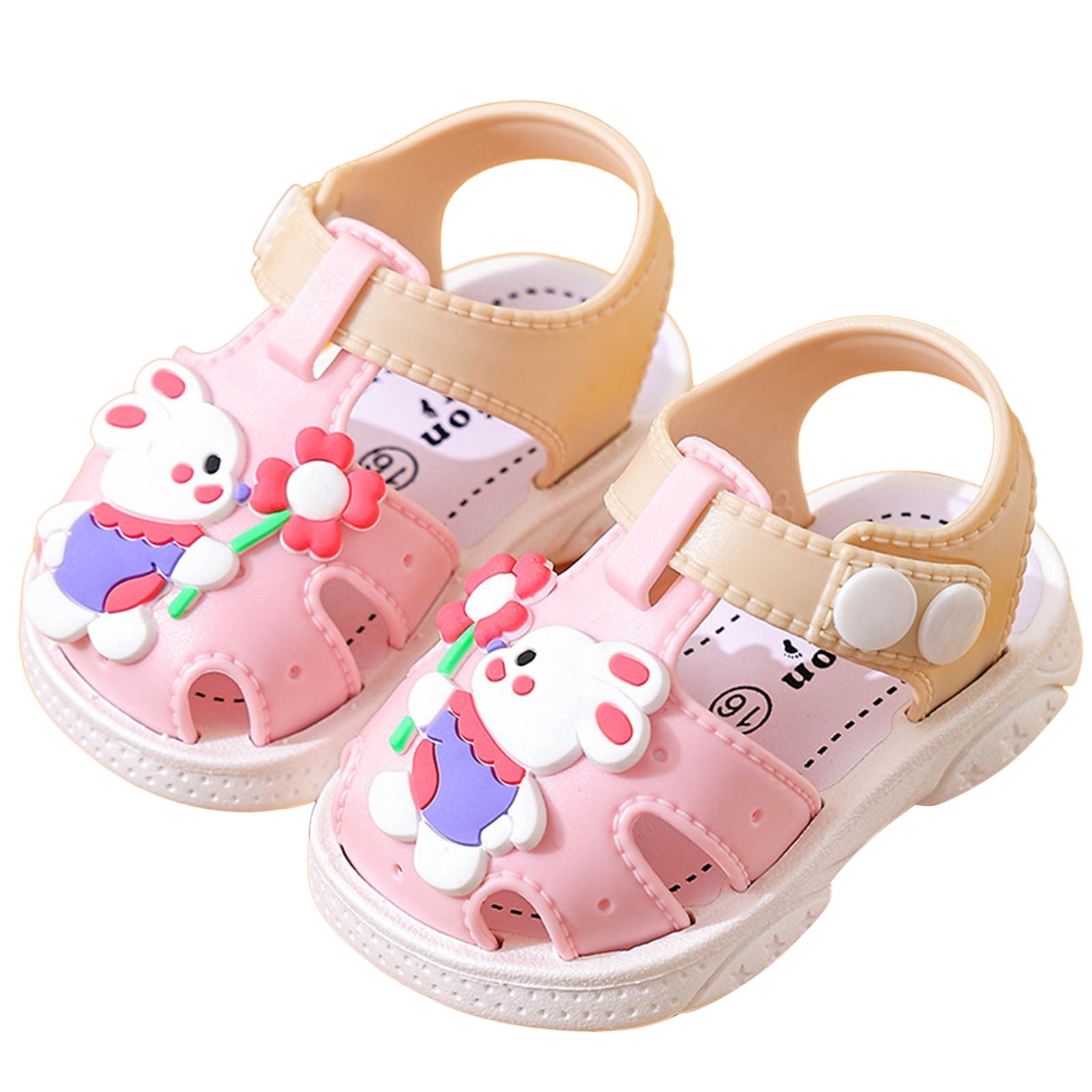 CHENge Baby Boys Girls Closed Toe Summer Sandals Lightweight Non- Soft ...