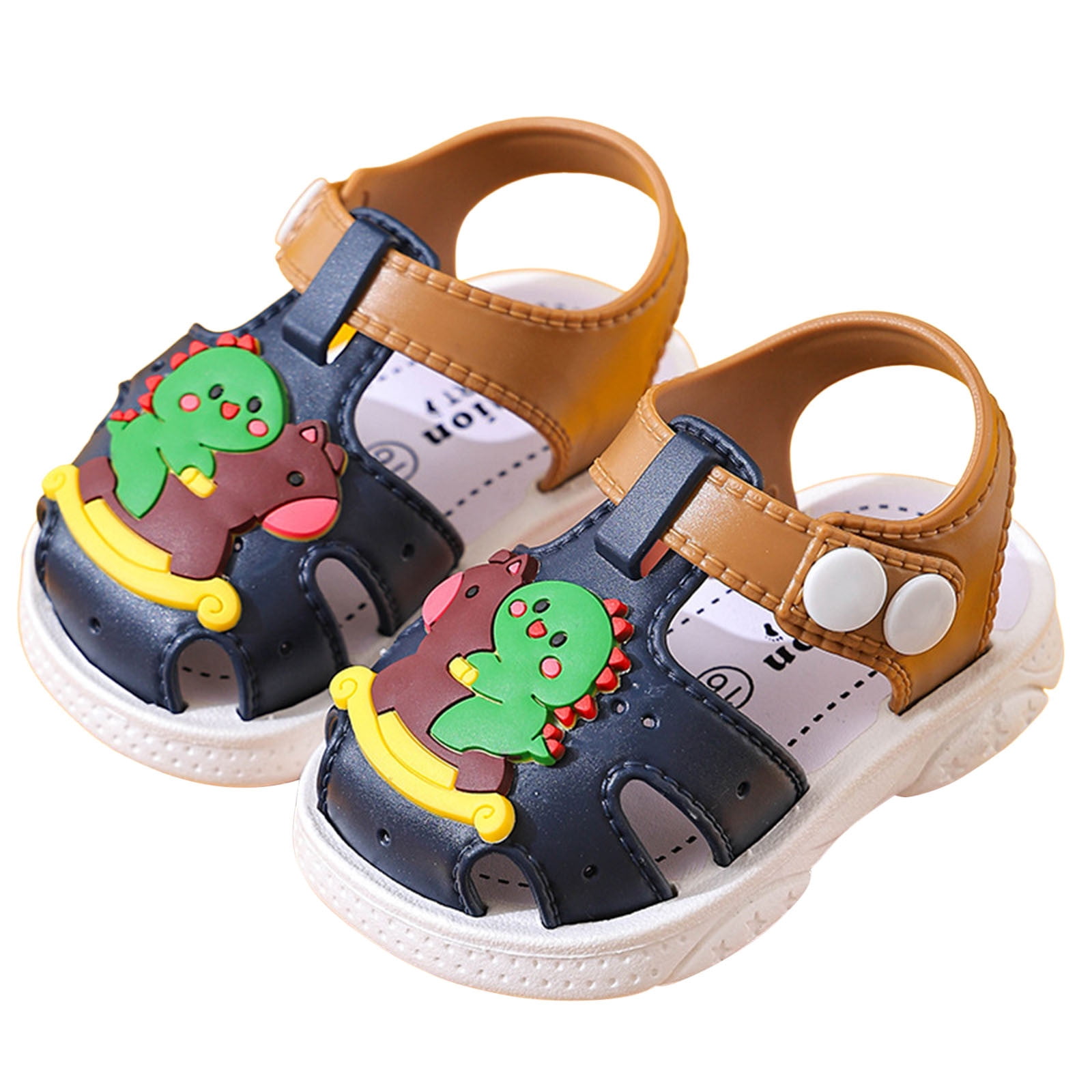 CHENge Baby Boys Girls Closed Toe Summer Sandals Lightweight Non-Slip ...