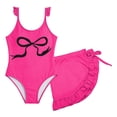 CHENge Baby Girl Swimsuit 24 Months Ruffle Hem Color Block Lightweight ...