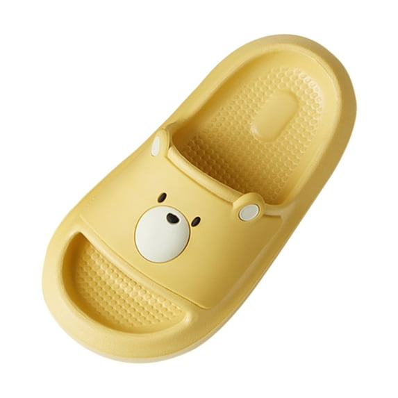 CHENge Boys and Girls Cloud Wide Slides for Kids â Non- Summer Slippers ...