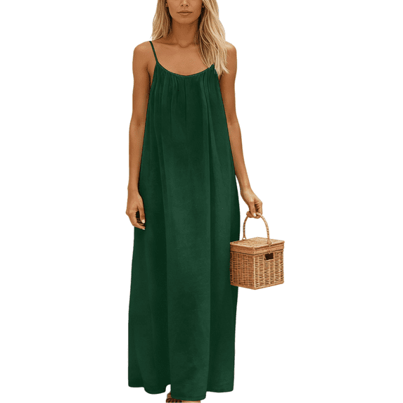 CHENge Casual Dresses for Women Sleeveless Backless Cami Dress ...