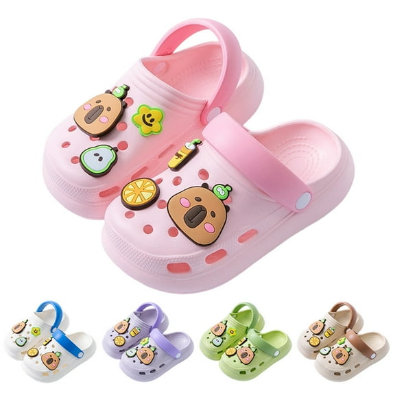 CHENge Children's Easy-On Clogs Adjustable Heel Strap & Ventilation ...