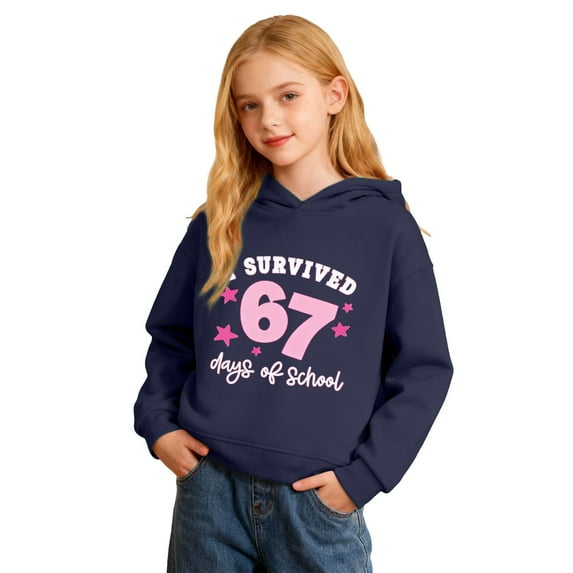CHENge Girls 67 Six Seven Meme Hoodie Sweatshirts 67 Meme Printed Number Sixtyseven Long Sleeve ...