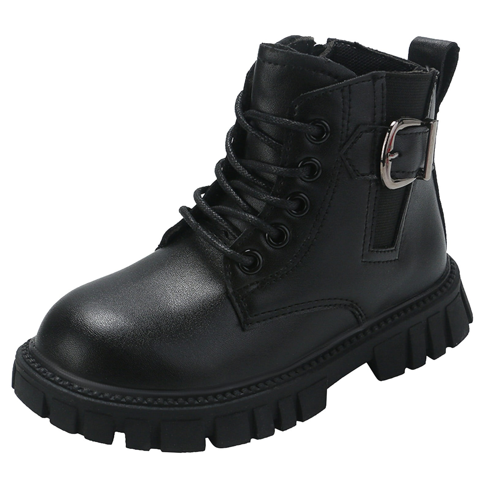CHENge Girls Boots Size 11,Girls Fashion Boots with Thick Heel Soft ...