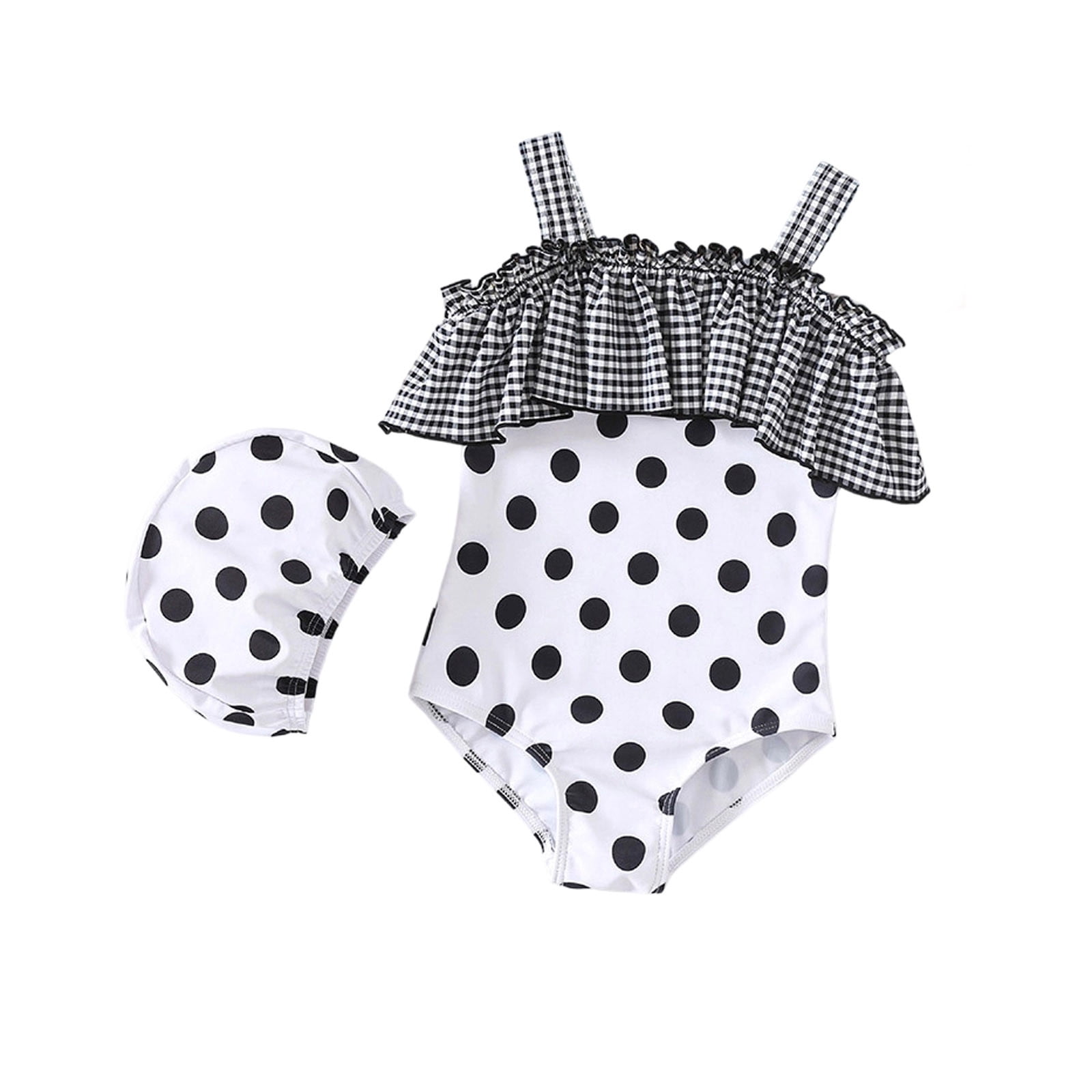 CHENge Girls Tankini Swimsuit Size 10-12 Classic Solid Color Comfort ...