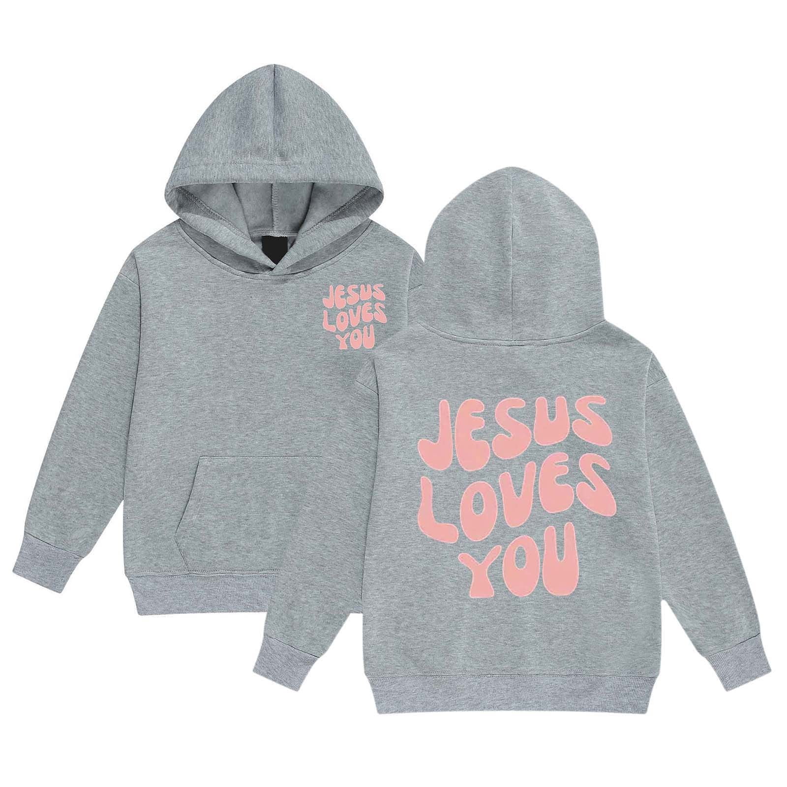 CHENge Hoodies For Girls Size 1-14,Fashion City Letter Prints with ...