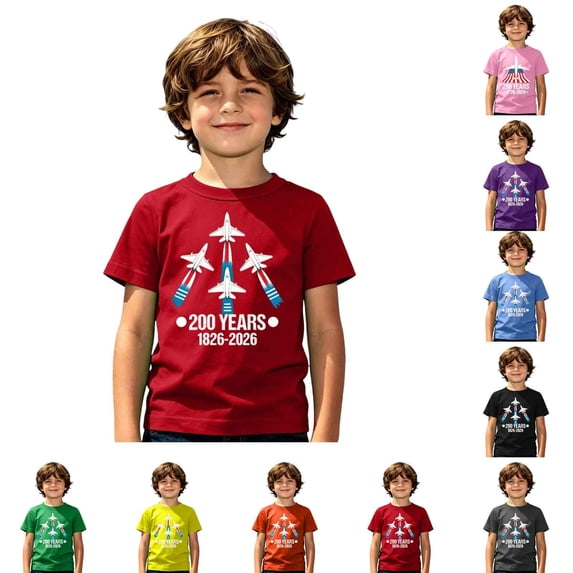 CHENge Kids 250 Anniversary USA Shirts 250 Year American Flag Tshirt ...