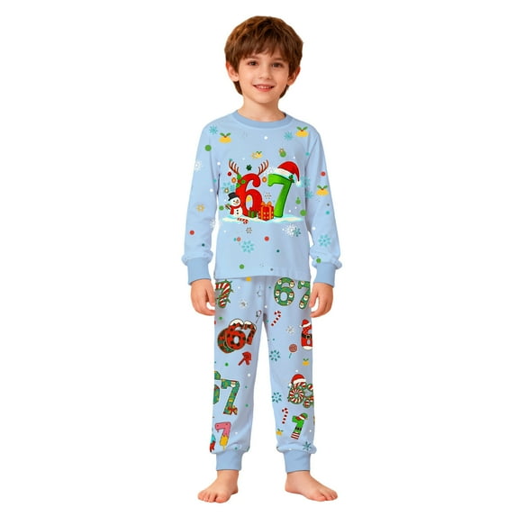 CHENge Kids 67 Meme Pattern Sets Boys Girls 2-Piece Six Seven Number ...