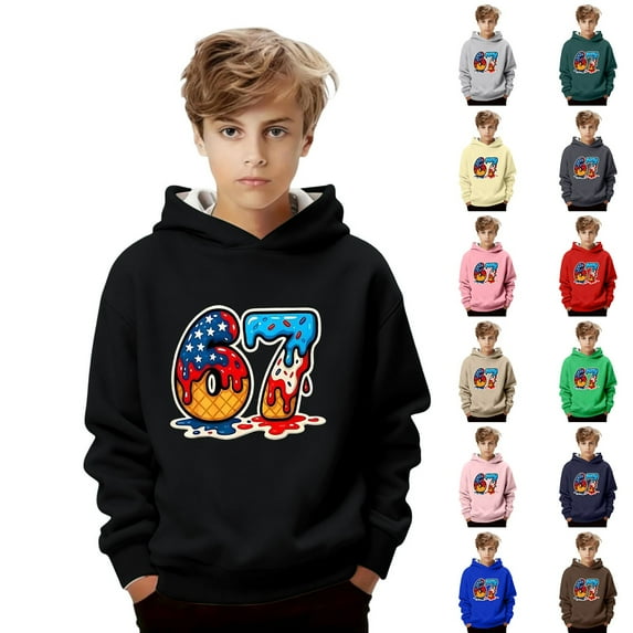 CHENge Kids 67 Six Seven Varsity Number Funny 6 7 Meme Sixtyseven ...