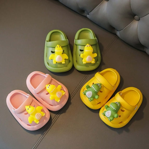 CHENge Kids Easy-to-Wear Clogs Simple Slip-On Design Adjustable Strap ...
