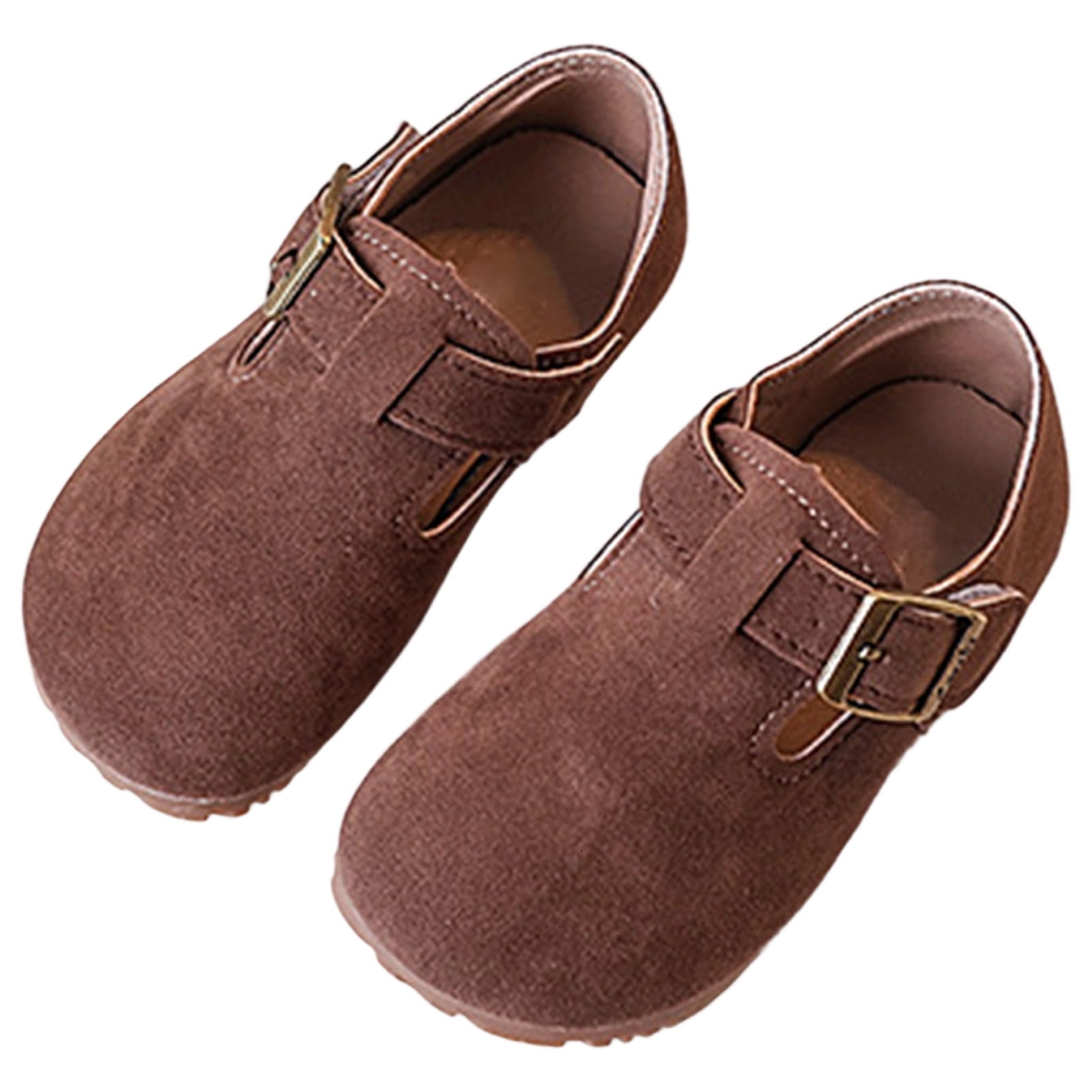 CHENge Kids Suede Shoes Spring Girls Dressy Leather Fashion Children ...