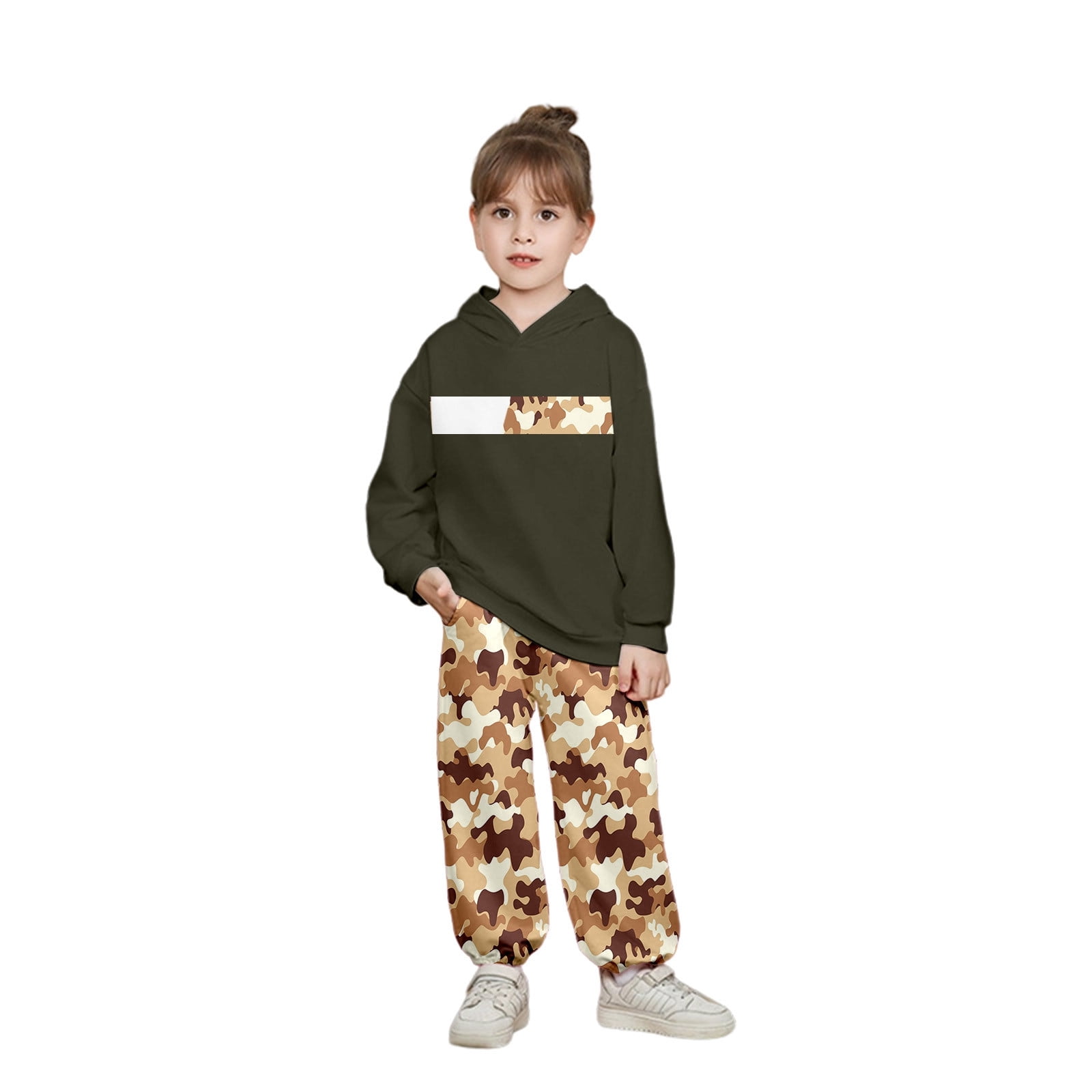 CHENge Kids Sweatsuit Boys Color-Blocked Boys Sweatsuits Size 7 Little Girl Outerwear Clothing ...