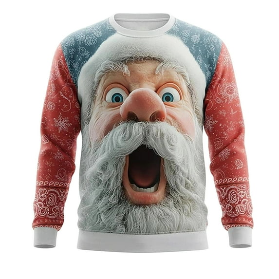 CHENge Men's Fall And Winter Crew Neck Sweatshirt Loose Plus Size Slim ...