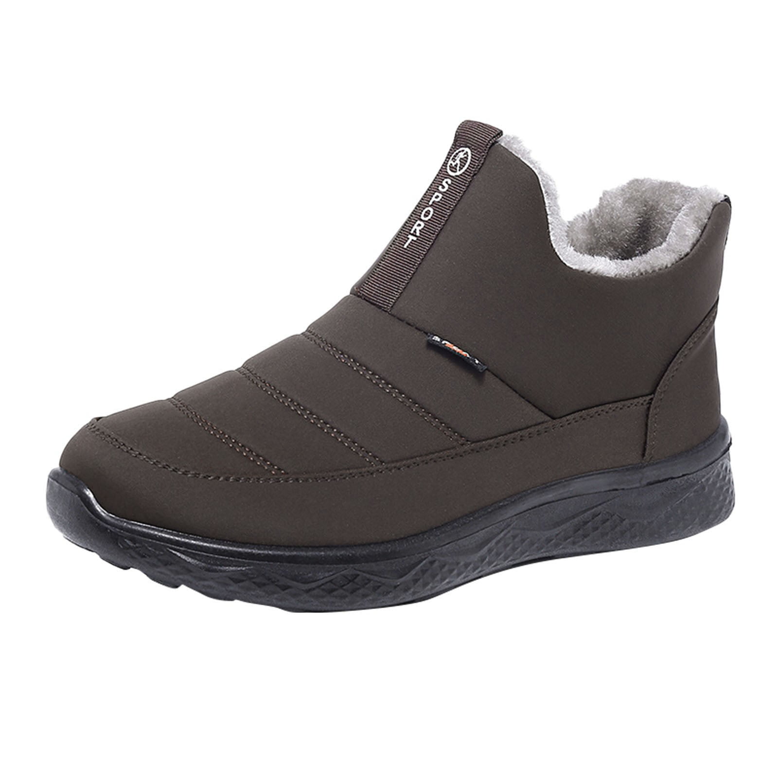 CHENge Mens Snow Boots Size 12 Knee High Round Toe Flat Soft Sole ...