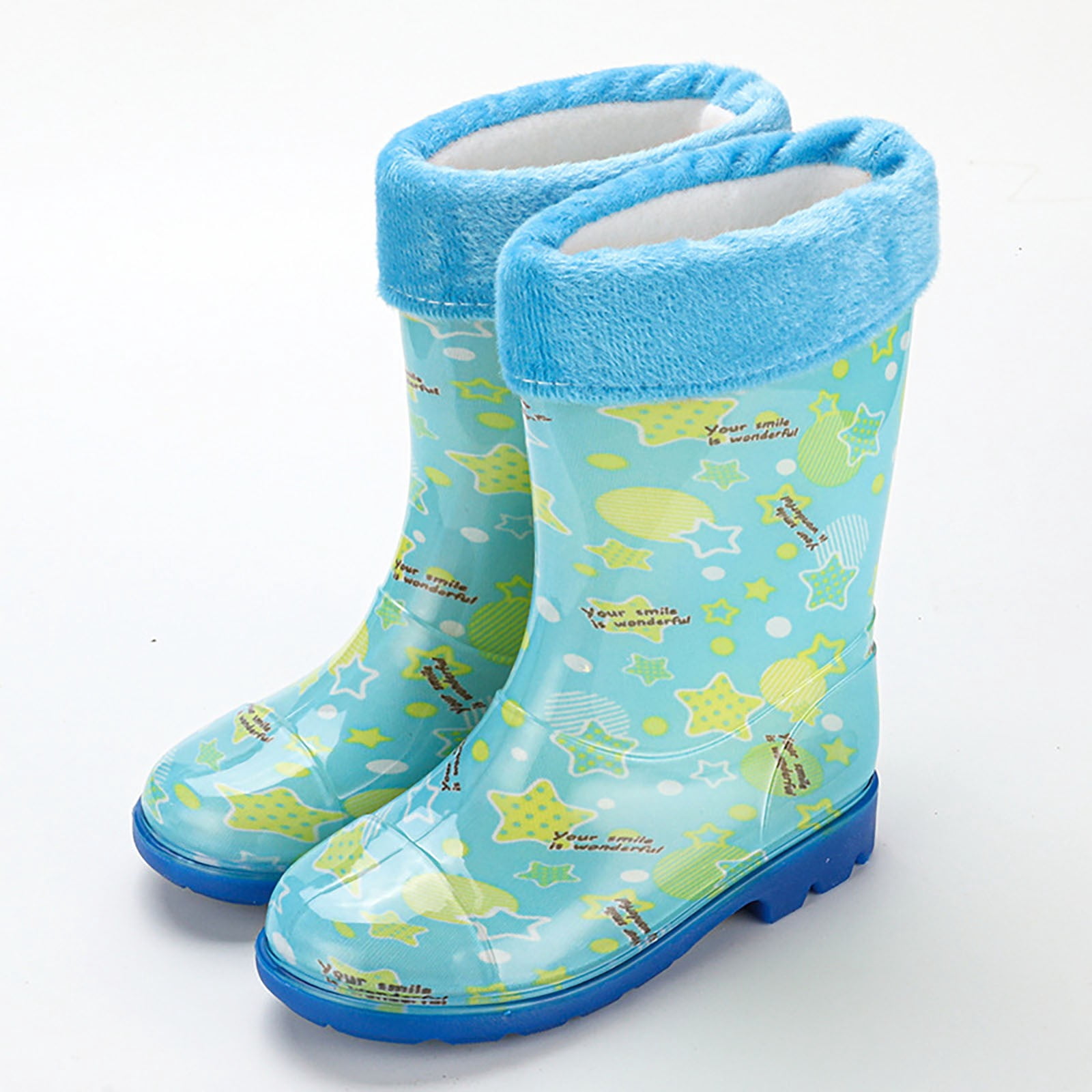 CHENge Rain Boots Toddler Boy Girl Ankle Waterproofs High Top Low Heel ...