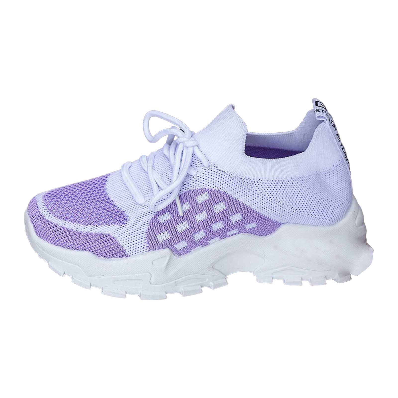 CHENge Sneakers for Women White Lightweight Casual Arch Support Low Top ...