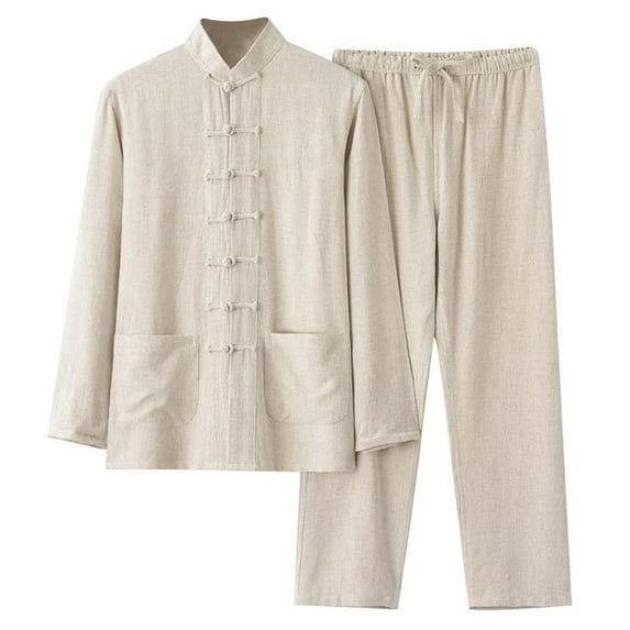 CHENge Tang Suit Men Hanfu Chinese Traditional Clothes Kung Fu Shirt ...