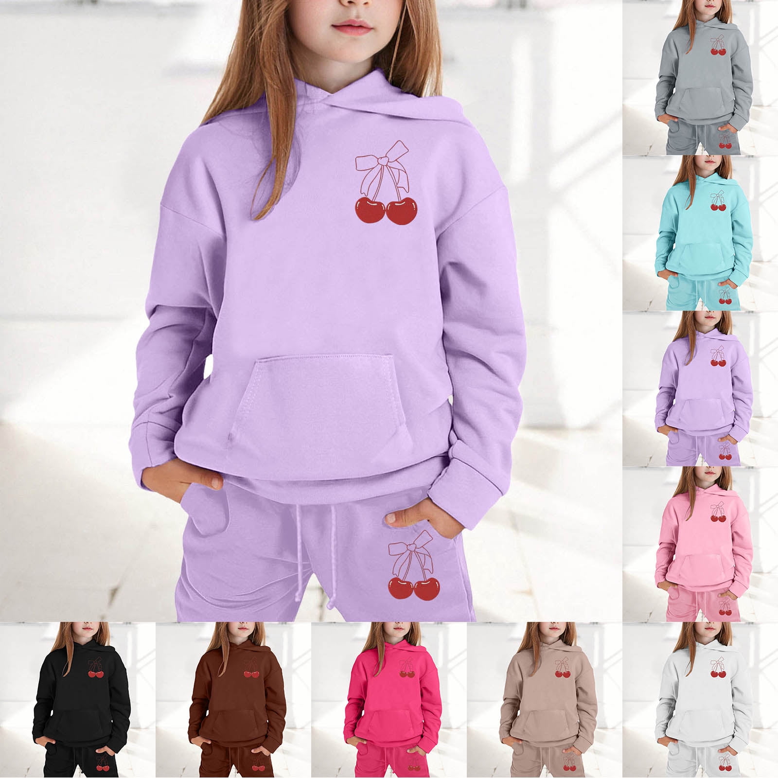 CHENge Toddler Boy Girl Clothes Fall Winter Outfits Long Sleeve Hoodie ...