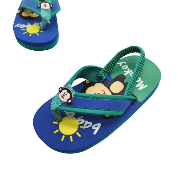 CHENge Toddler/Little Kid Dinosaur Flip Flop, Sandals Beach Pool Water ...