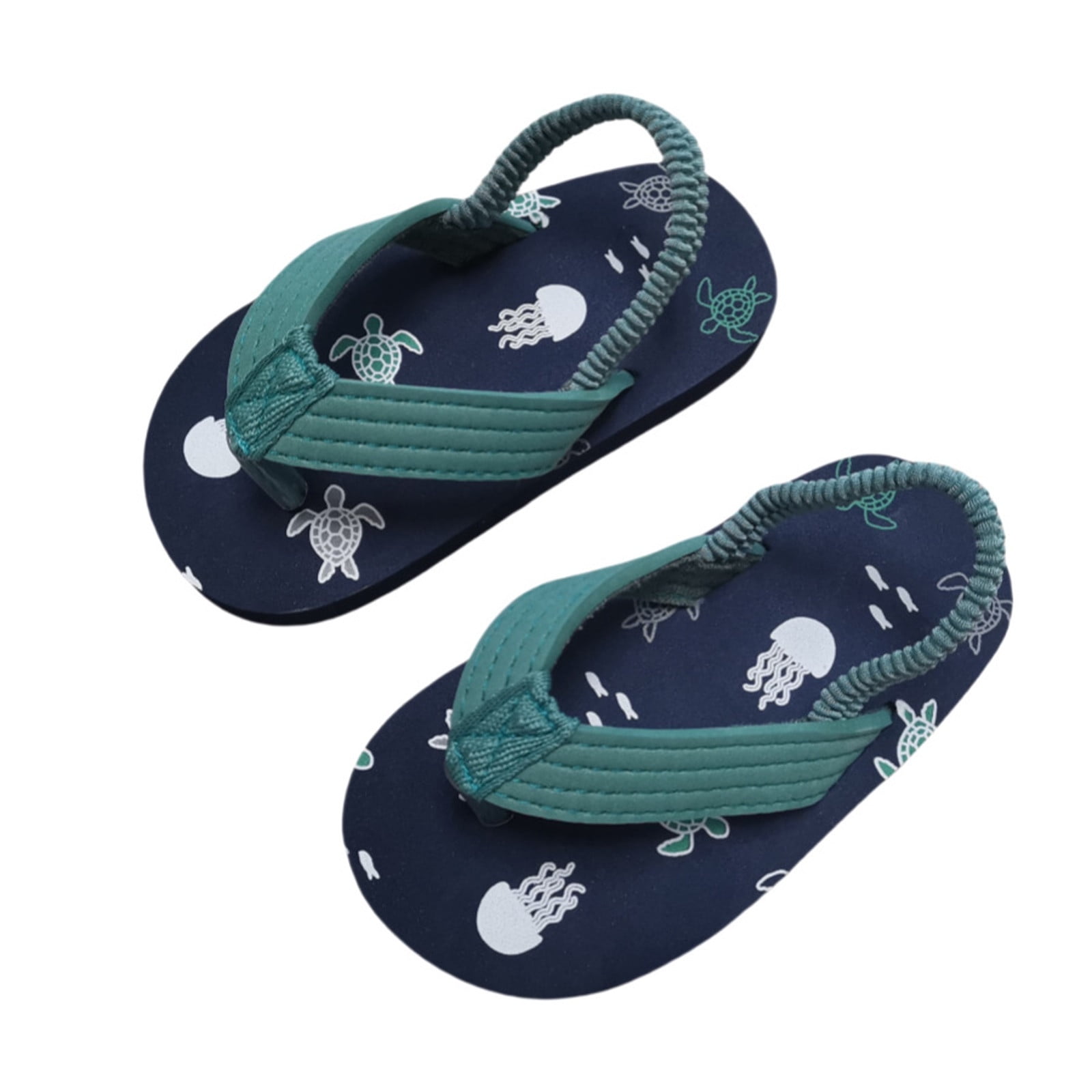 CHENge Toddler/Little Kid Dinosaur Flip Flop, Sandals Beach Pool Water ...