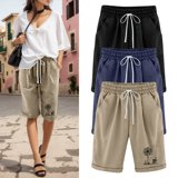 CHENge Women's Comfy Dressy Elastic Shorts High Waisted Lounge Casual ...