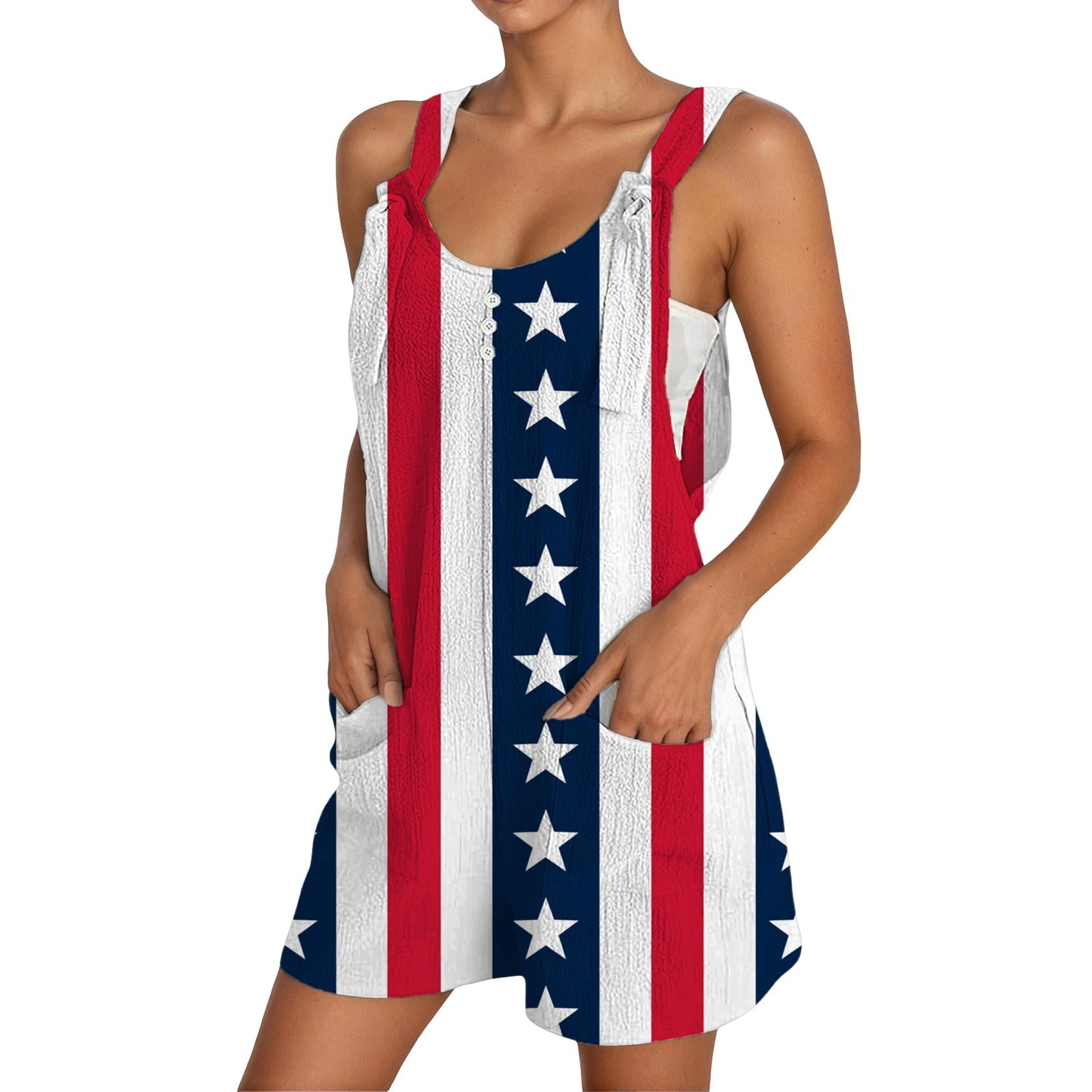 CHENge Women's Jumpsuits 2026 Summer 250 Anniversary USA Overalls 4th ...