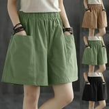 CHENge Women's Lightweight Running Shorts Split Side Design Quick Dry ...