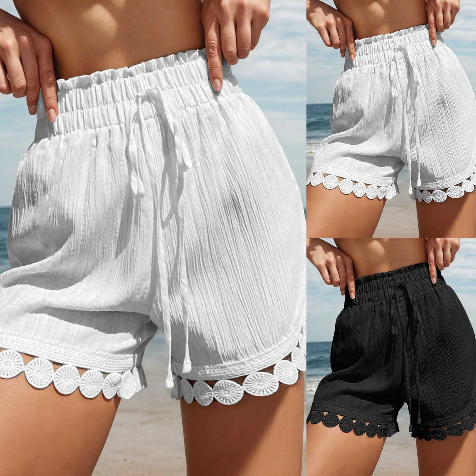 CHENge Women's Quick Dry Shorts Running Workout Shorts with Inner Brief ...