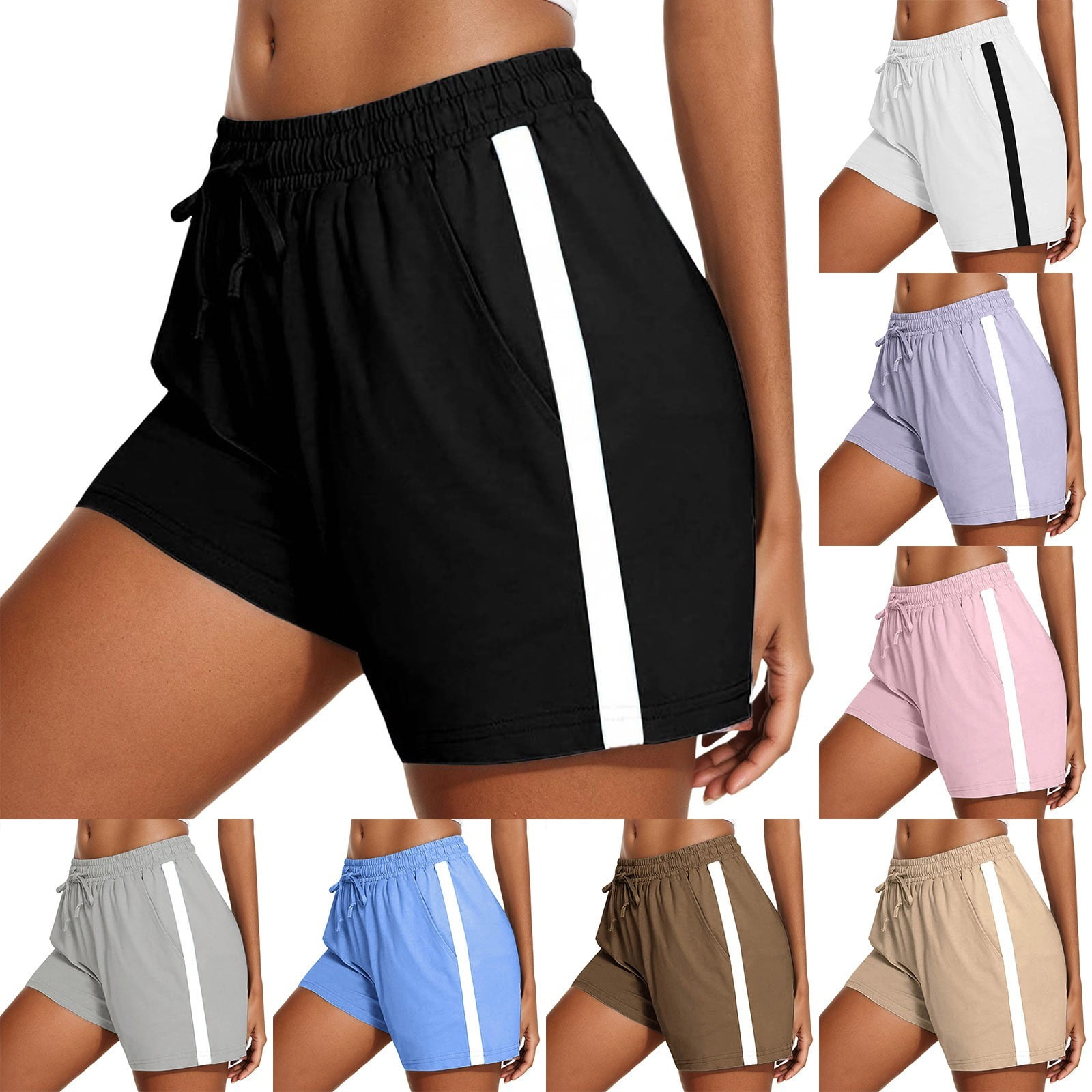 CHENge Women's Running Shorts with Compression Liner Quick Dry ...