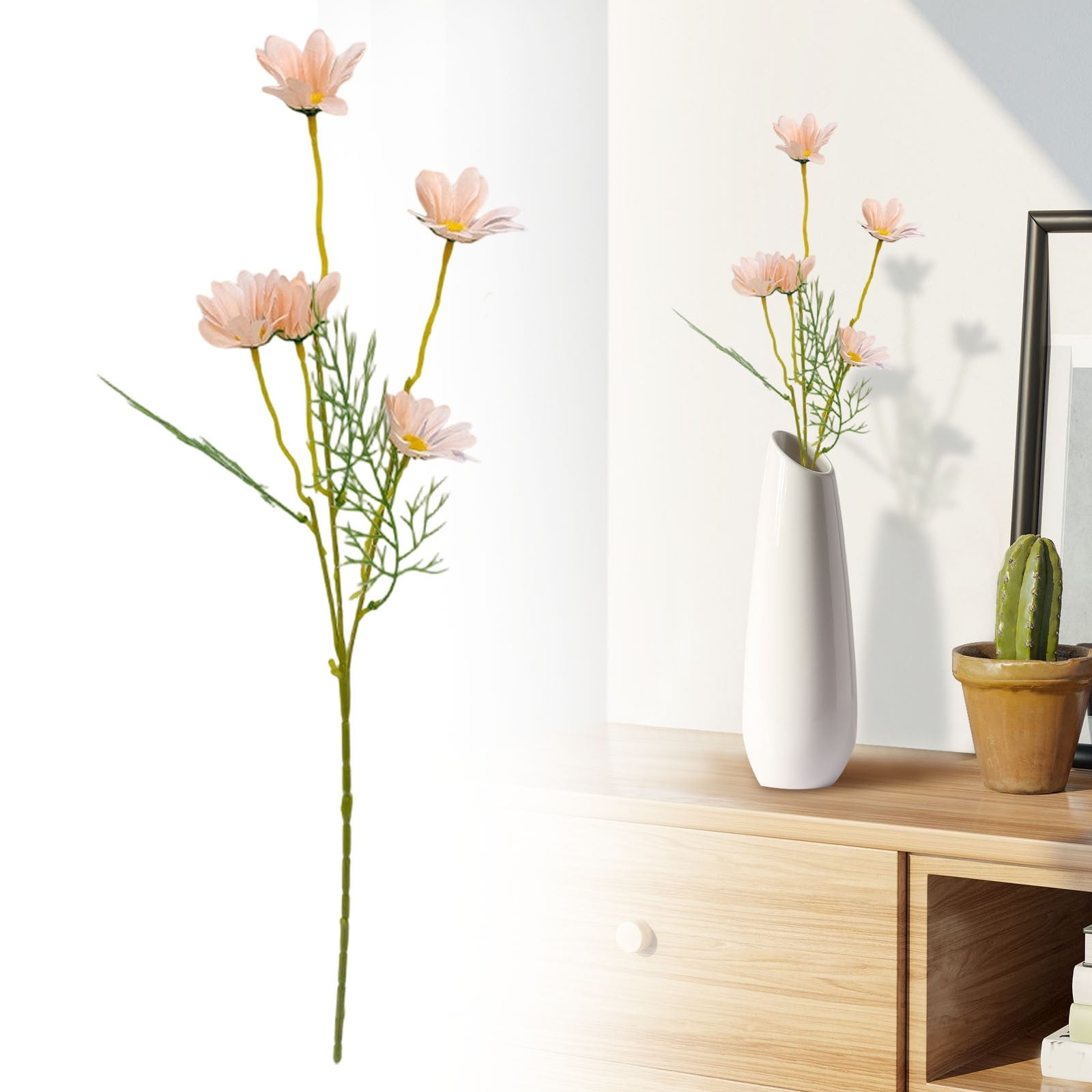 CHENjy Artificial Sunflower Bouquet Fake Flowers for Wedding Decor Home ...