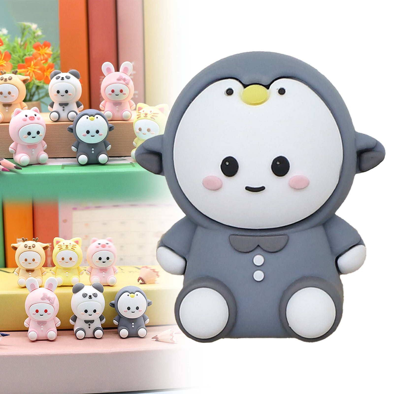 CHENjy Cute Animal Pencil Sharpener, Manual Sharpener with Safe Rounded ...