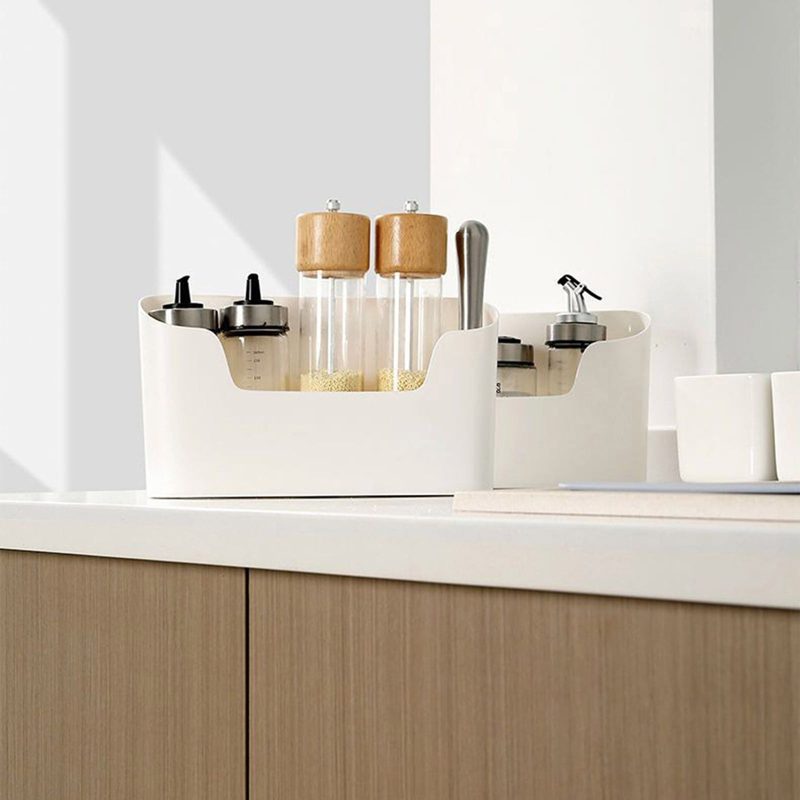 CHENjy No Drill Wall Organizer - 9.2" Adhesive File Holder for Cabinet ...