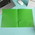 CHENjy Heavy Duty Plastic Folders with Pockets, Document Organizer File ...