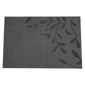 MJIAexp Set of 4 Round Wipeable Vinyl PVC Table Mats for Dining Table ...