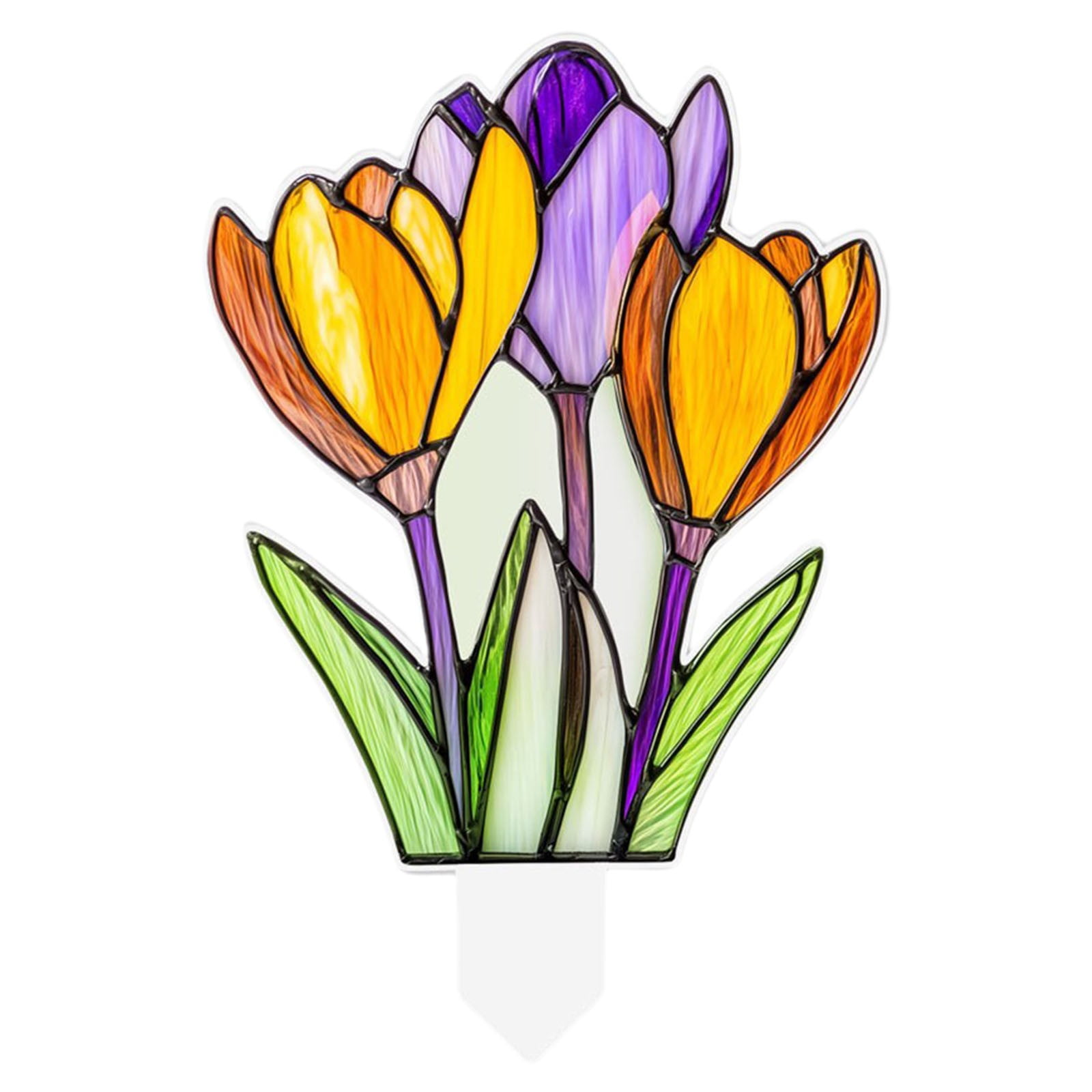 CHENjy Stained Glass Acrylic Sun Catchers, Window Hanging Ornaments for ...