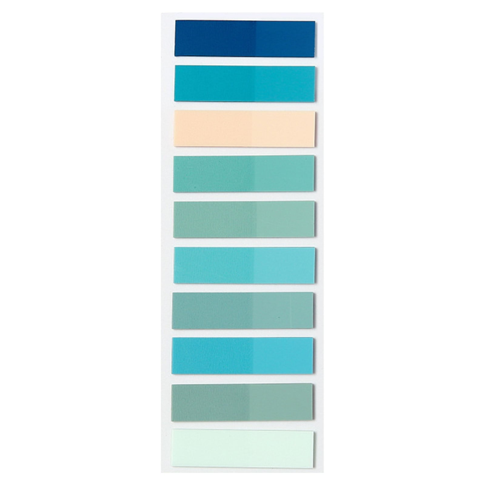 CHENjy Translucent Color Index Tabs, Reusable Page Markers for Books ...